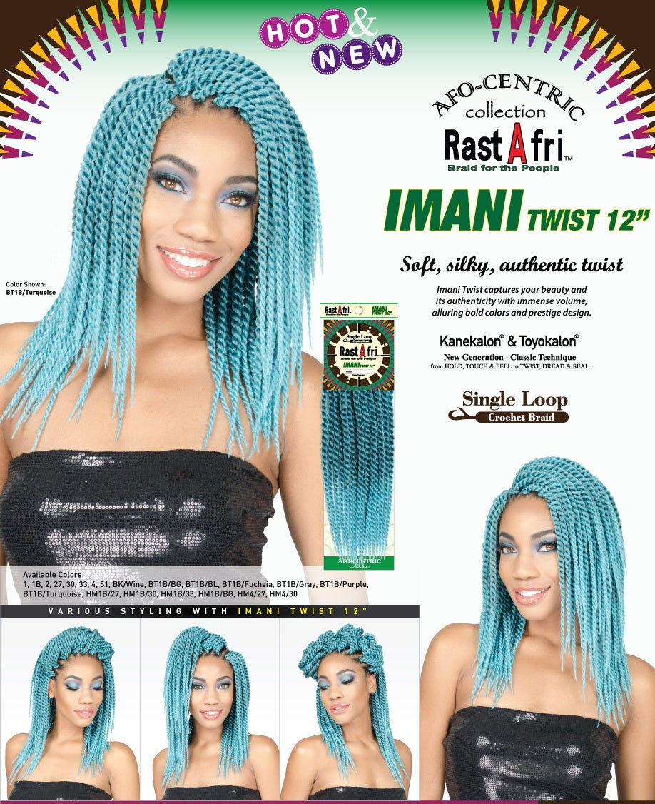 RastAfri IMANI TWIST 12" – Queen Beauty Supply LA