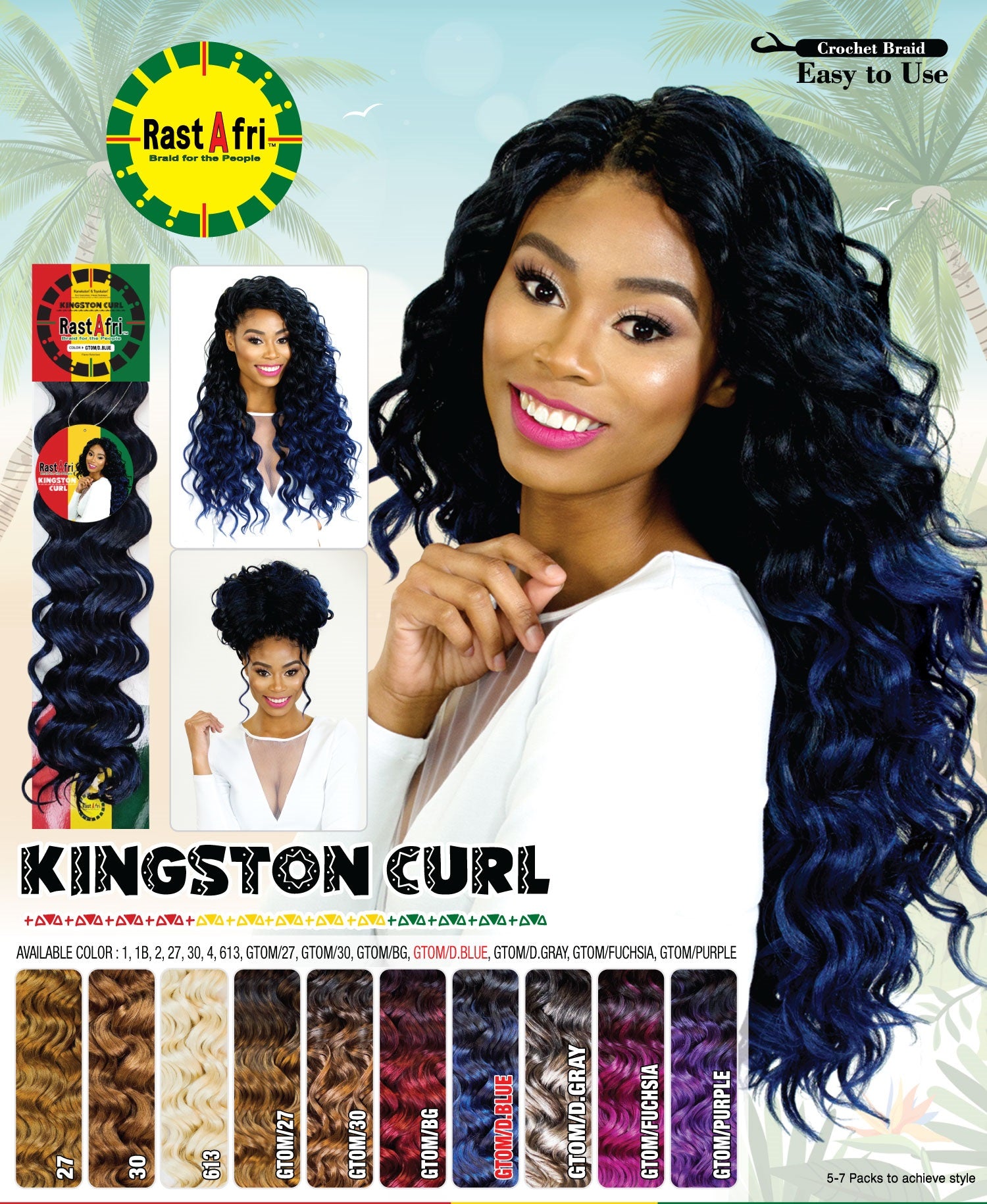 RastAfri Kingston Curl – Queen Beauty Supply LA